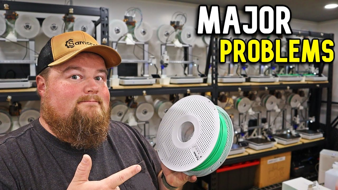 Moisture effects on 3D printer filament: Print quality test!