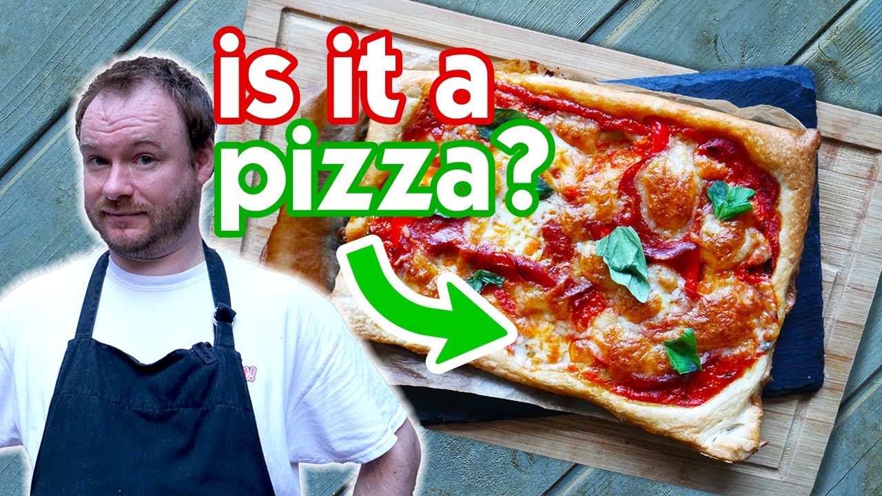 AMAZING puff pastry pizza that's ridiculously easy to make