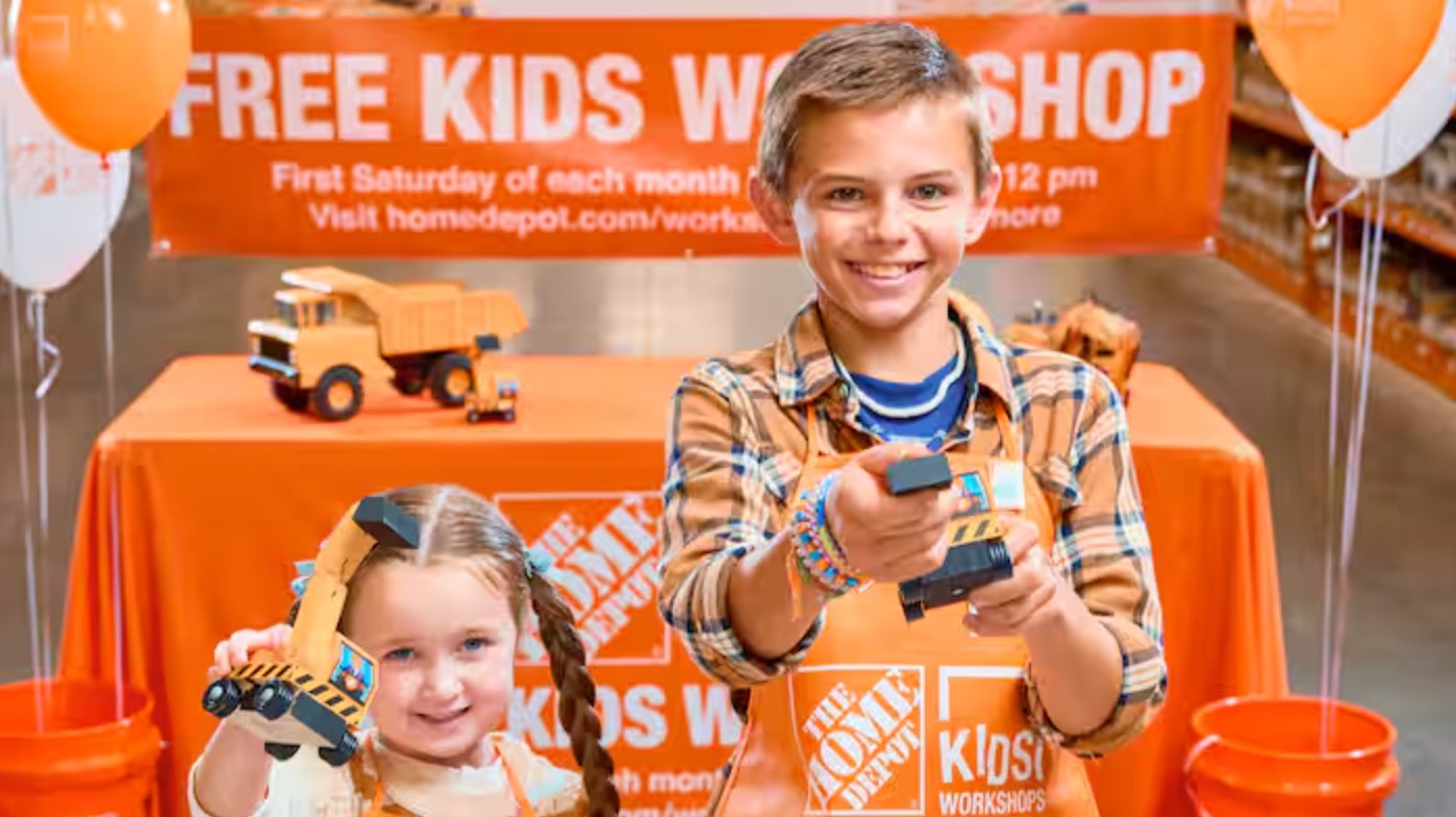 Free kids workshops are back at Home Depot every first Saturday of the ...