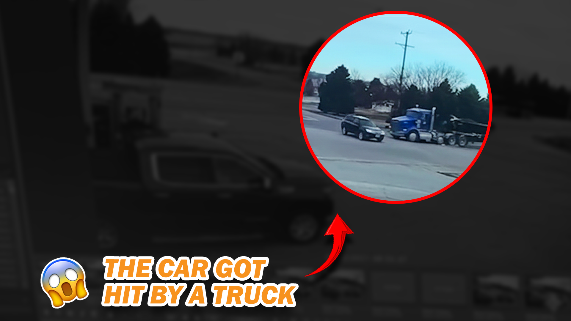 Truck Incident Caught on Camera