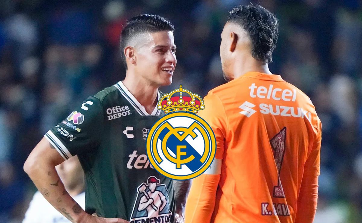 Enorgullece a Real Madrid: el gesto de Keylor Navas con James Rodríguez ...
