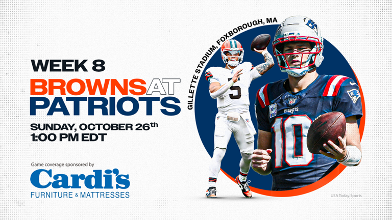 Patriots vs. Browns: Live updates, score, highlights from Week 8 game