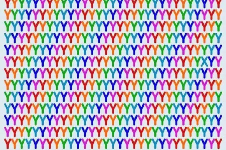 Optical Illusion: Only those with high IQ can find the odd letter among ...