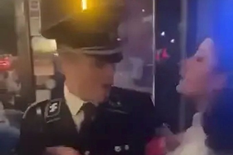 Georgia man dressed in Nazi uniform slams pitcher in woman's face and ...