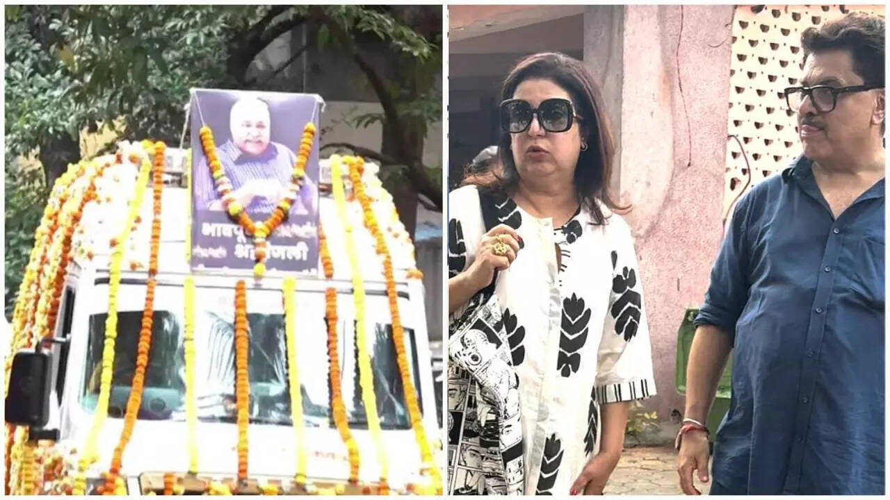 Satish Shah funeral: Emotional Farah Khan lashes out at paparazzi for ...