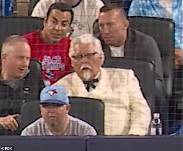Why Colonel Sanders lookalike was behind home plate at Dodgers-Blue ...
