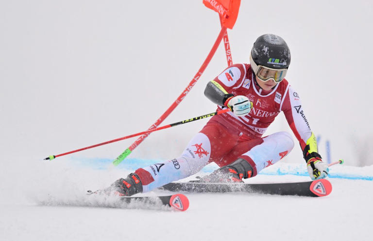 Julia Scheib Claims Giant Slalom Win as Mikaela Shiffrin Returns to Form