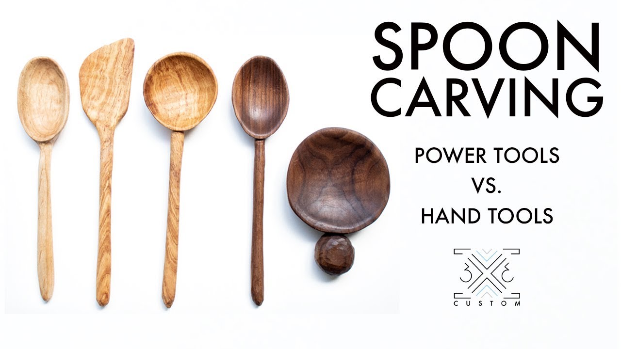 I carve spoons: hand tools vs. power tools 🔪