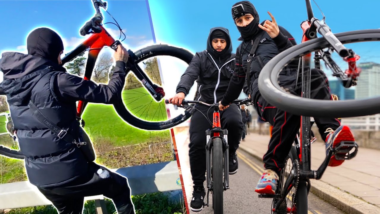 Wheelies through Brighton streets from POV