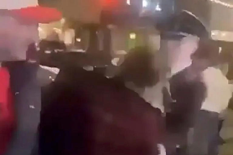 Georgia man dressed in Nazi uniform slams pitcher in woman's face and ...