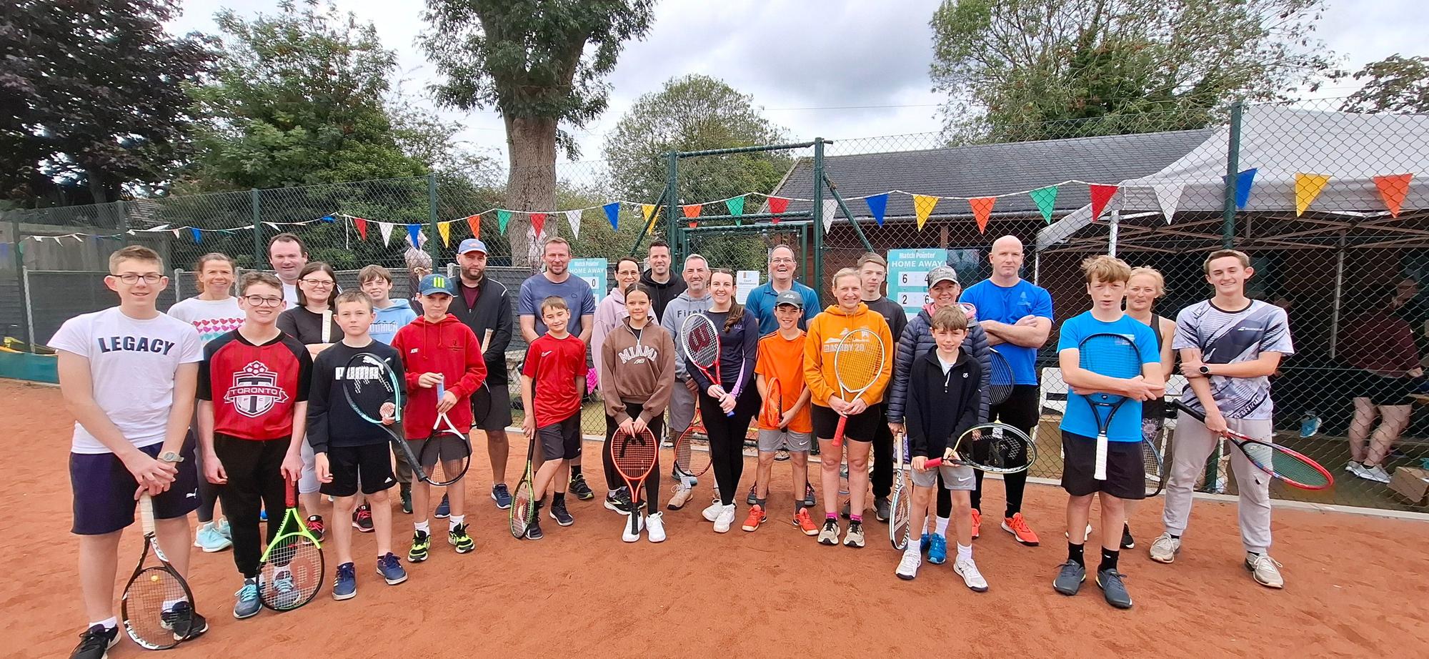 Melton Mowbray Tennis Club Juniors out in force for annual tournament