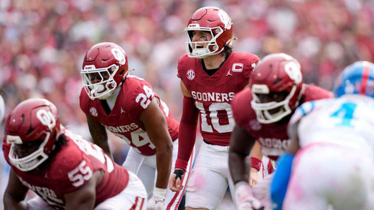Oklahoma PFF Grade and Snap Counts for Sooners' Loss Against Ole Miss