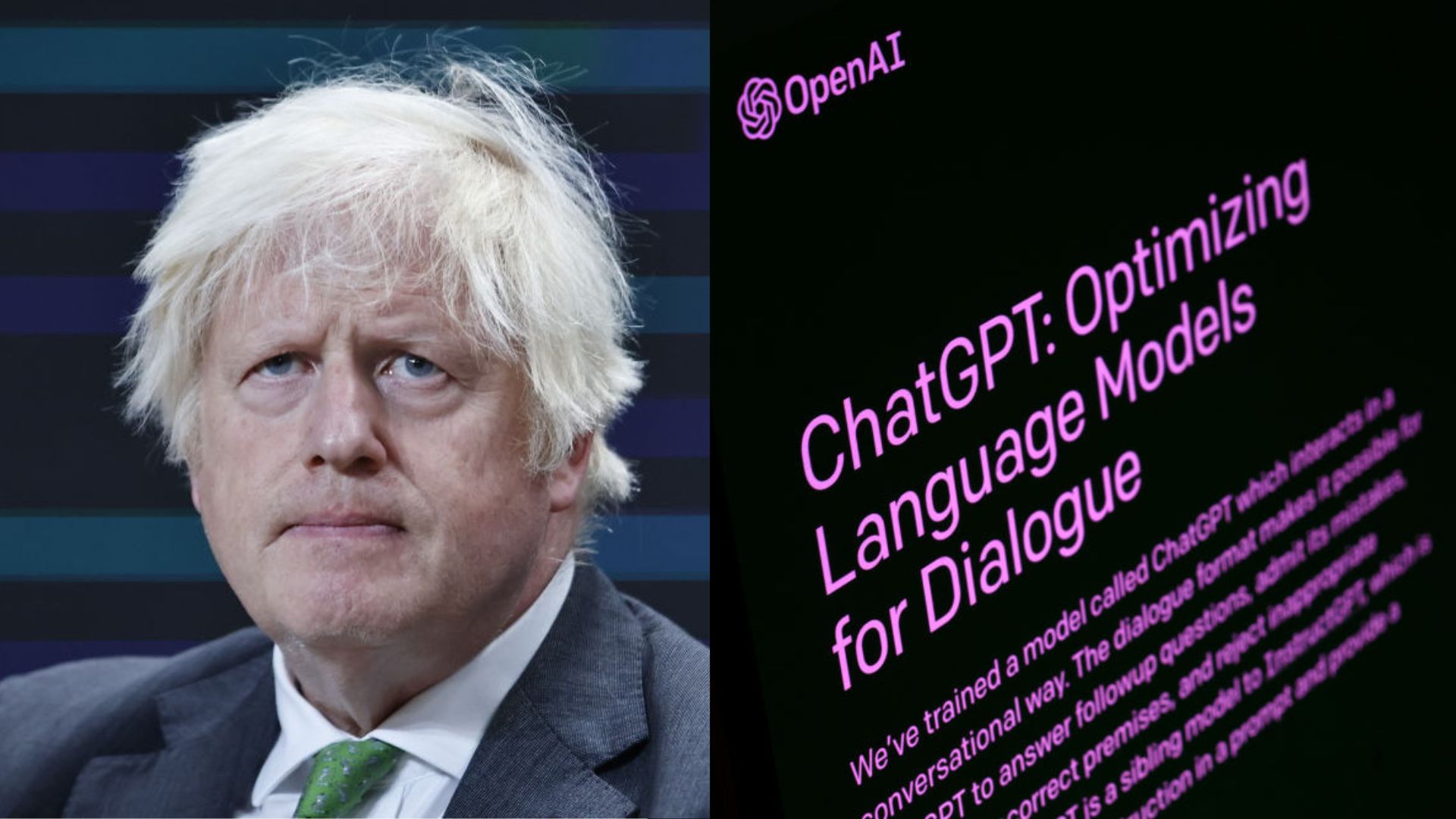 Boris Johnson admits he wrote his book with ChatGPT