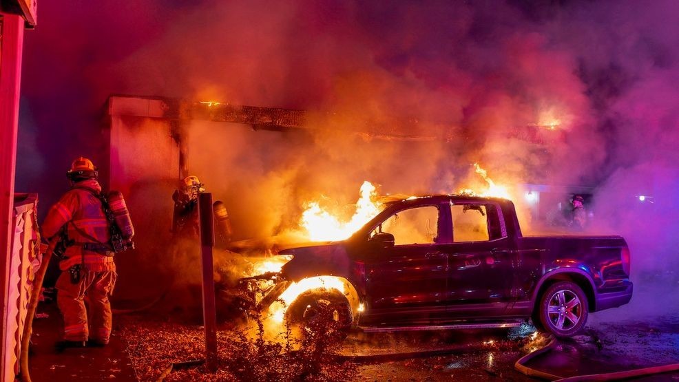 Possible arson fire damages home and vehicles of Portland City ...