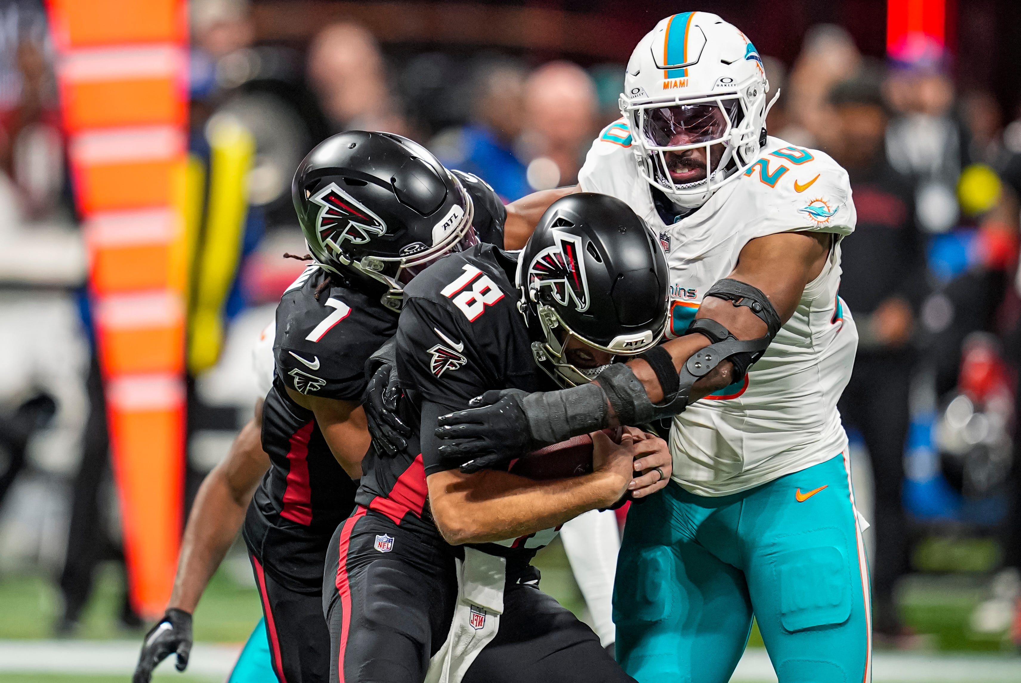 Five takeaways from Falcons' 34-10 loss to the Miami Dolphins