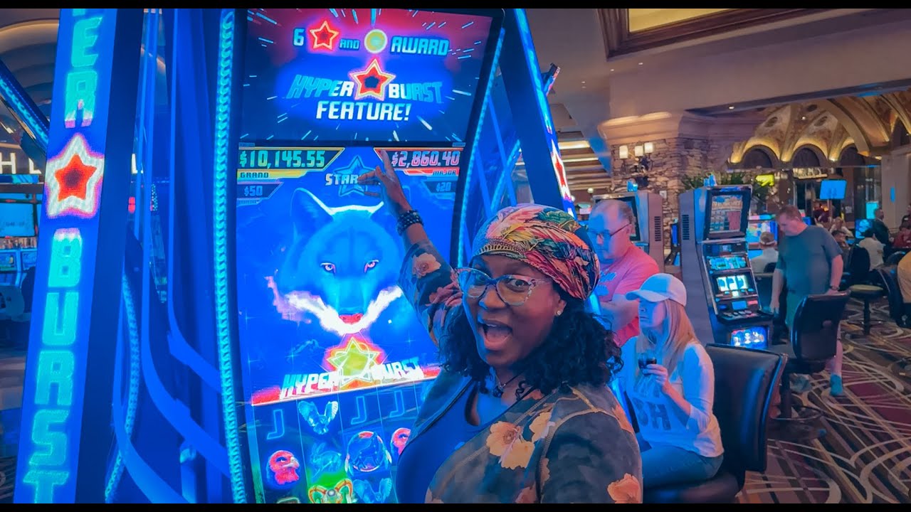 My wife's reaction is priceless when she wins in Las Vegas!