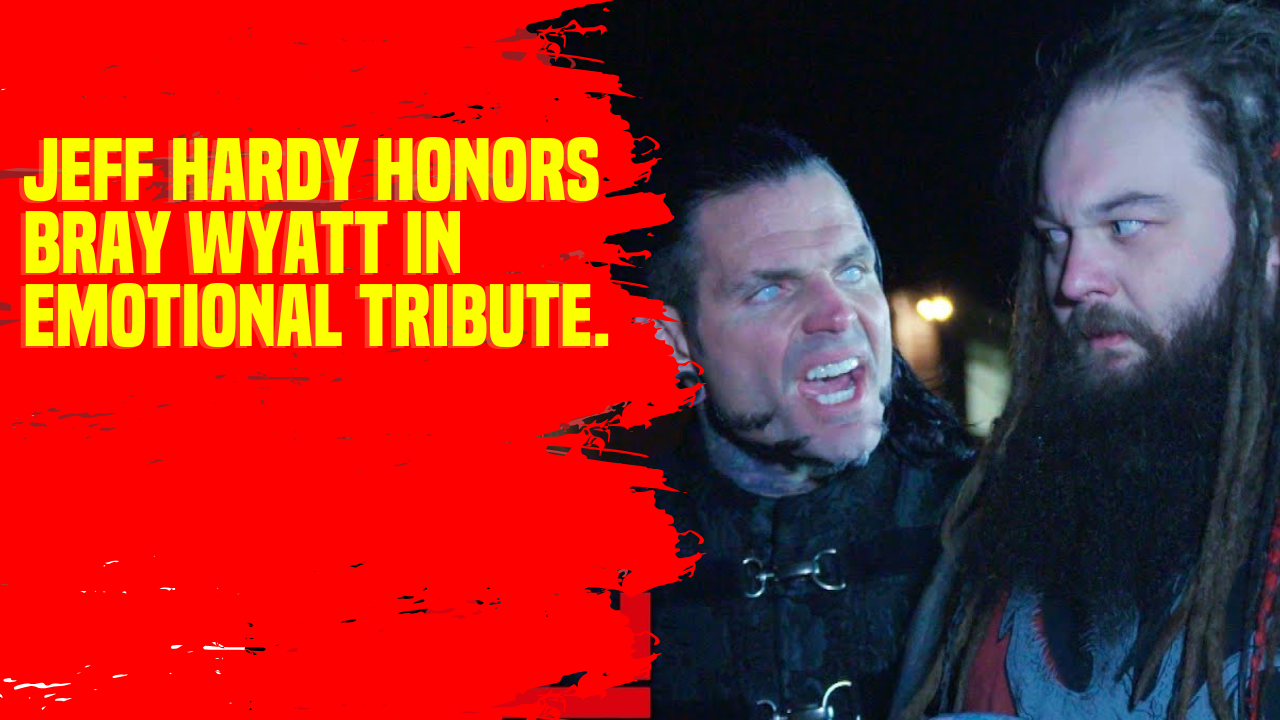 Jeff Hardy honors Bray Wyatt in emotional tribute. #JeffHardy # ...