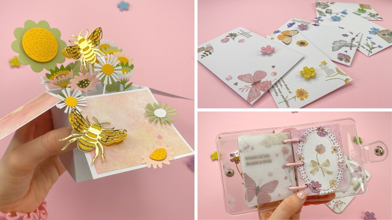 Floral Pop Up Card Tutorial With Cute Journaling Ideas