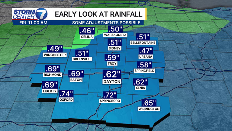 Quiet evening tonight, rain chances return midweek