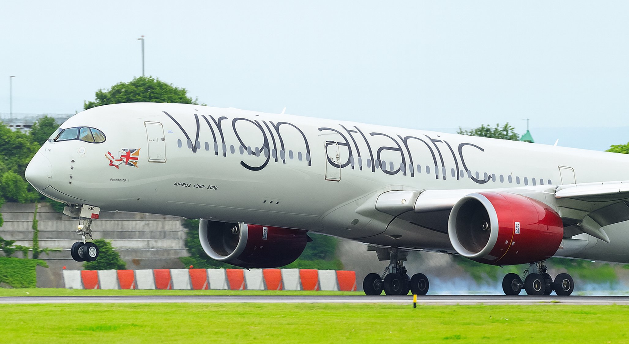 Manchester United Team Plane Arrives at the Airport