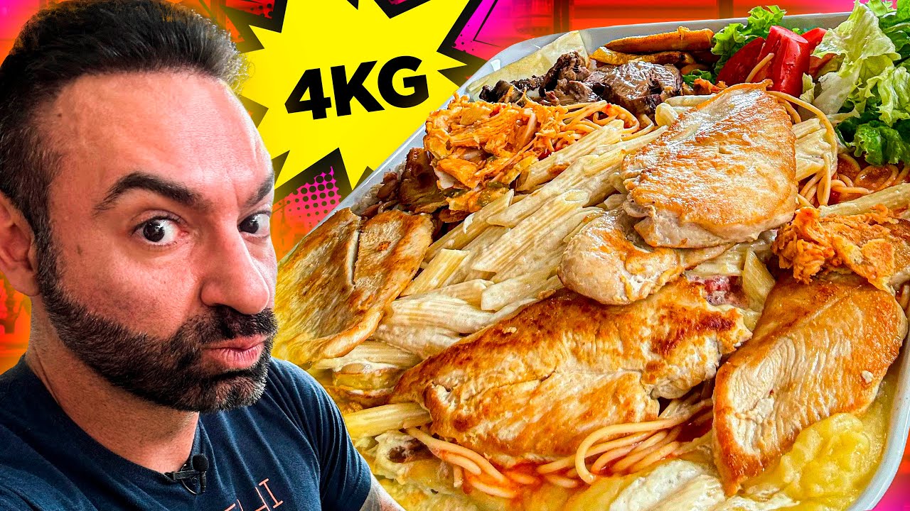 Can I finish the giant buffet plate?