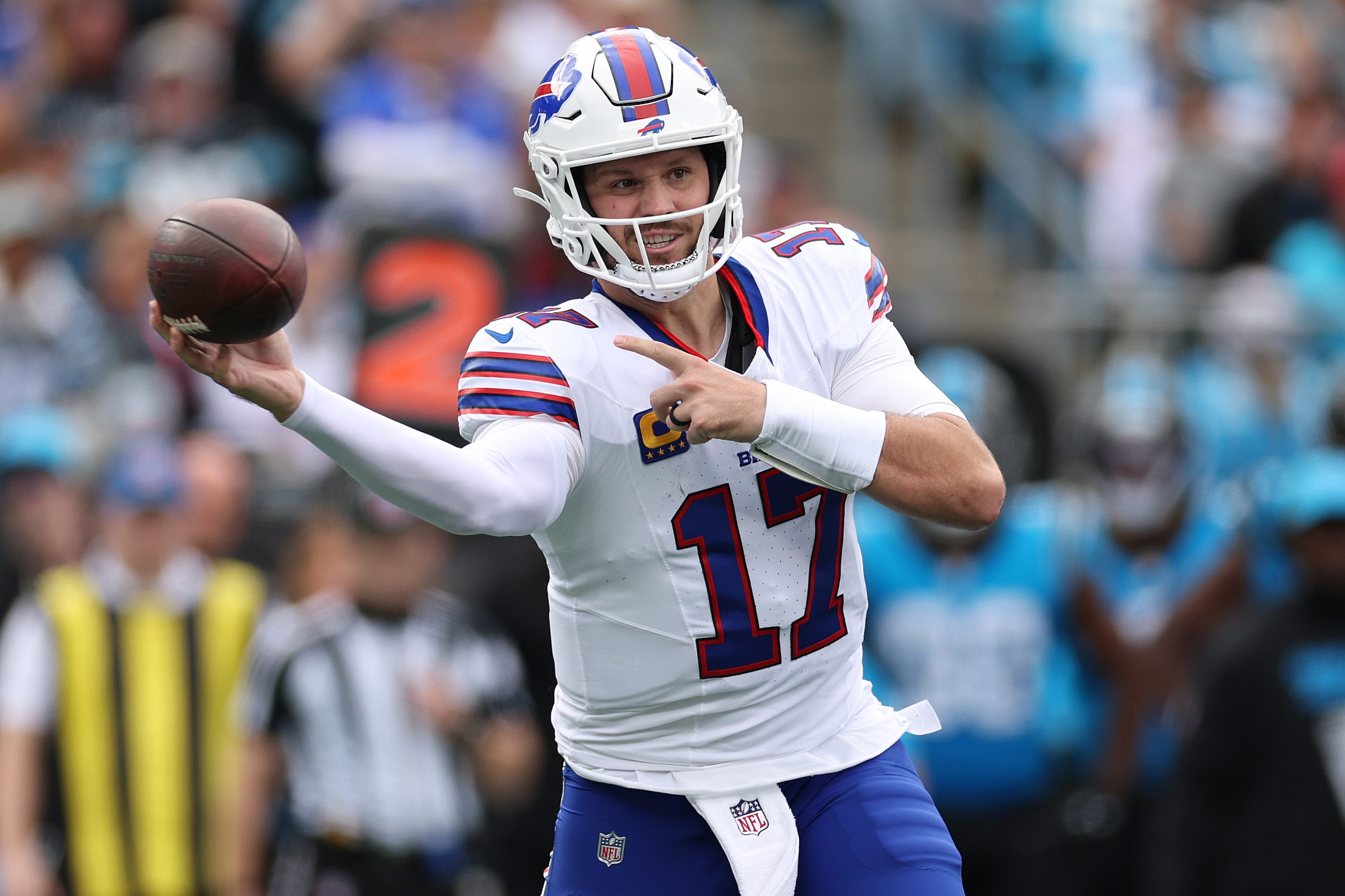 Bills QB Josh Allen stats & numbers in Week 8 game vs. Panthers