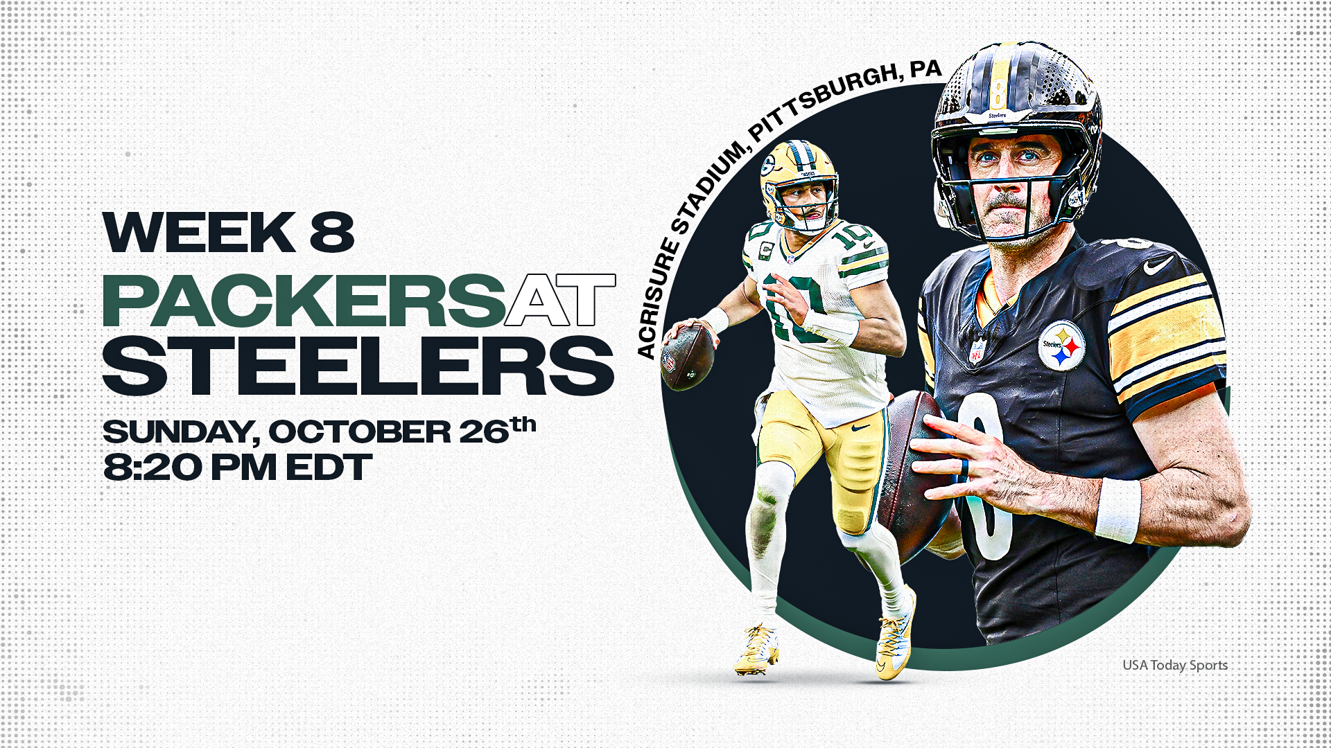 Steelers vs Packers live updates: NFL Week 8 game score, highlights