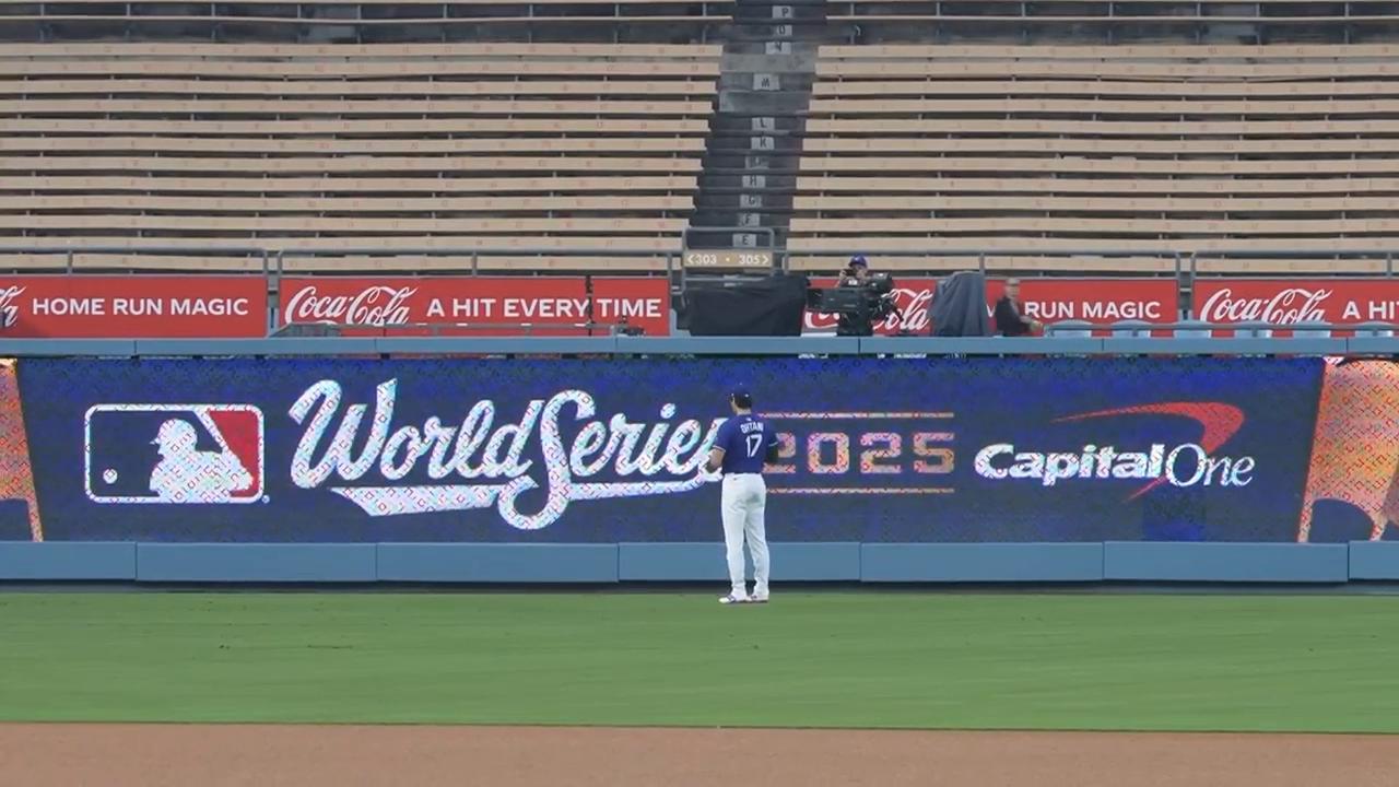 Ohtani and Dodgers work out as World Series heads to L.A.