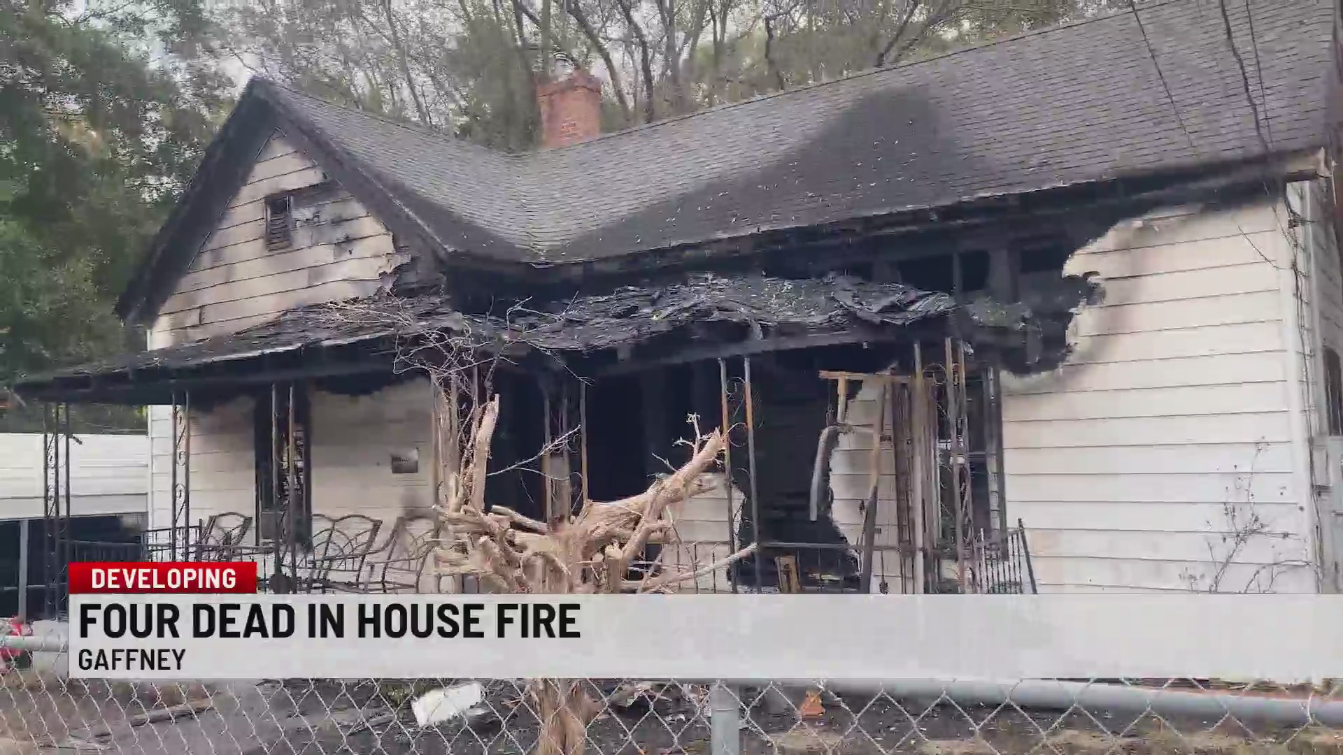 Gaffney community mourns after four killed in house fire