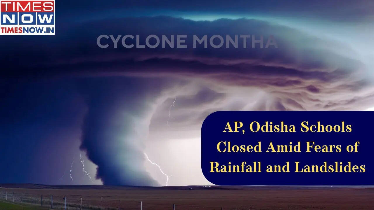 Andhra Pradesh and Odisha Schools Closed Due to Cyclone Montha