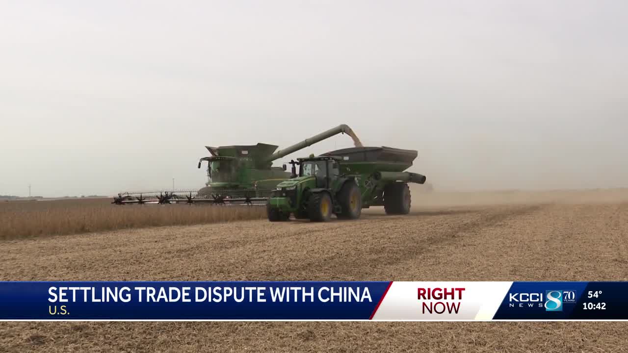 Iowa farmers eye relief as U.S. and China move toward trade deal