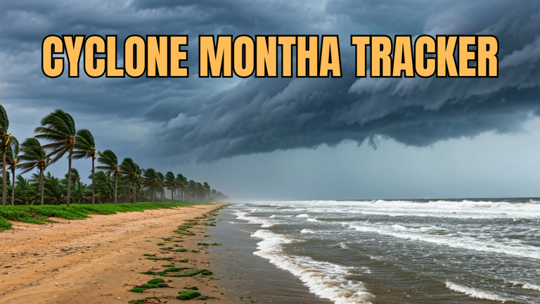 Cyclone Montha Tracker: Storm to Intensify into Severe Cyclone Within ...
