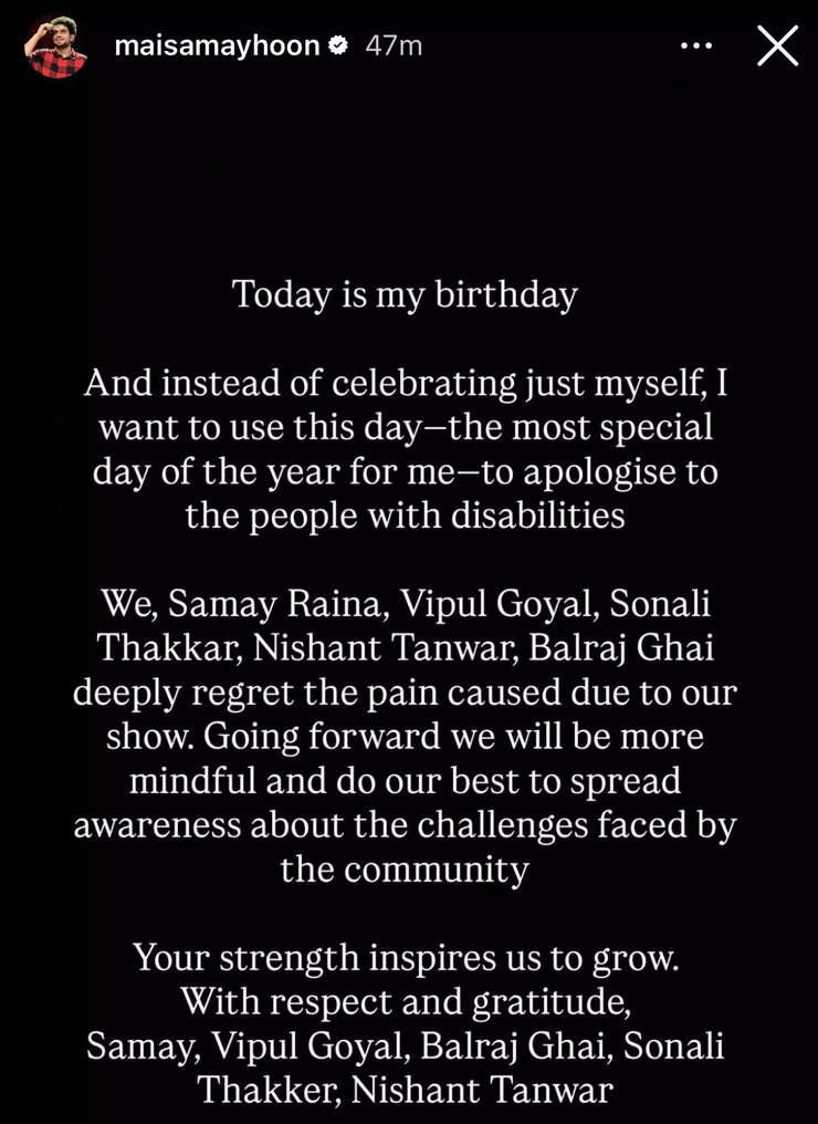 What Did Samay Raina Say About People With Disabilities Comedian S