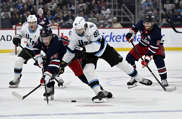 Guenther has game-winner as Jets lose 3-2 to Utah Mammoth