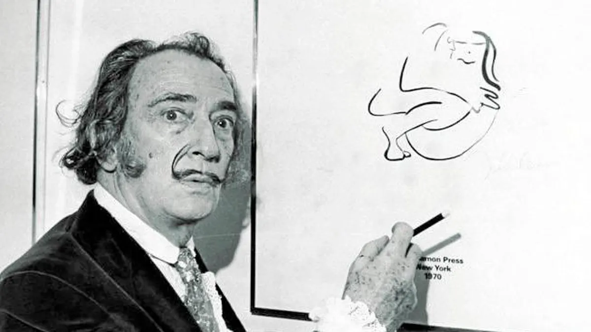 La intimidad de Salvador Dalí que capturó el objetivo de "Meli"