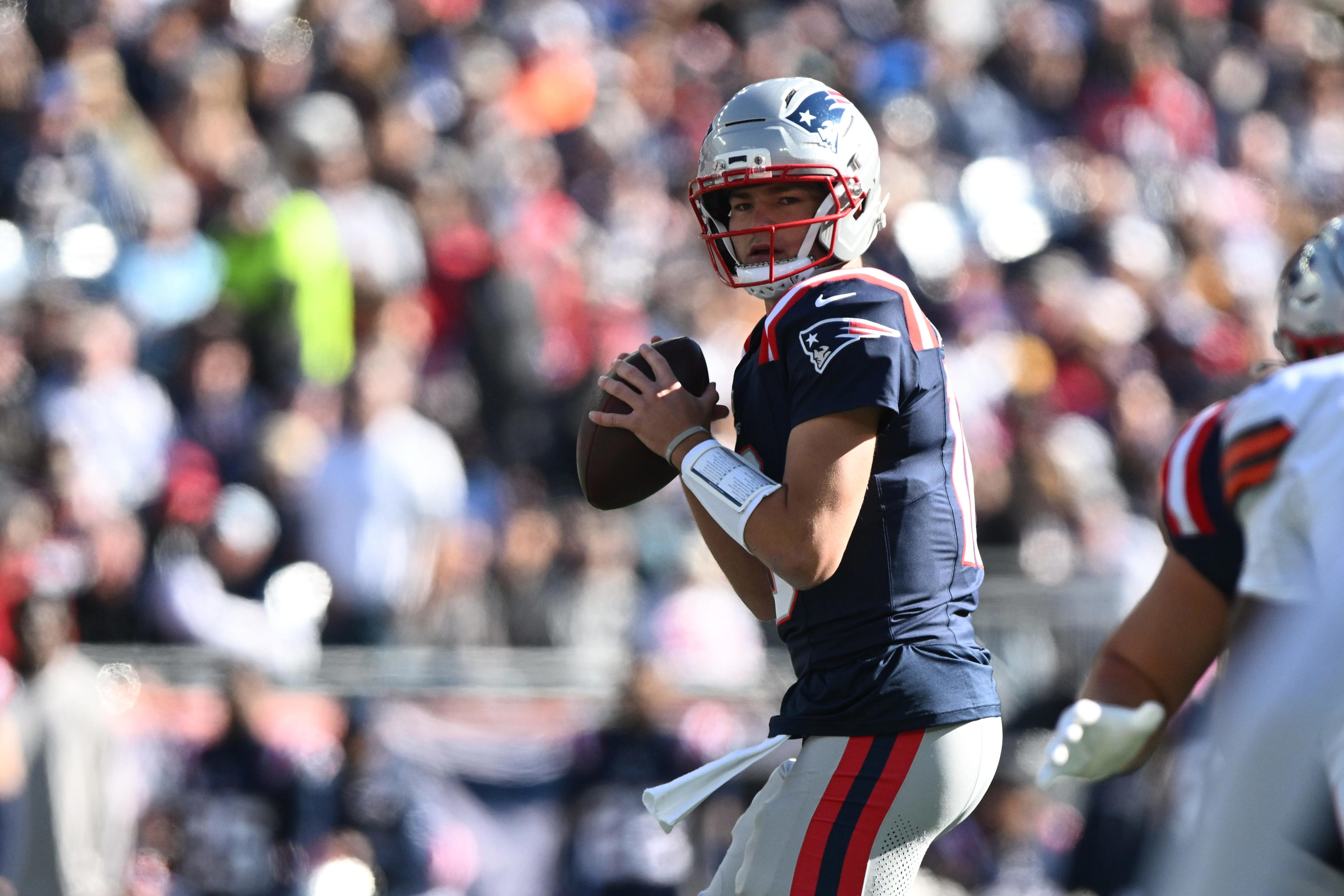 Twitter reacts to Patriots' blowout win, Drake Maye MVP performance