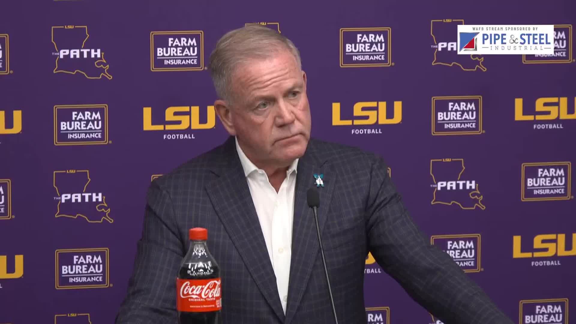 Brian Kelly fired as LSU head football coach, per FOX 8 sources