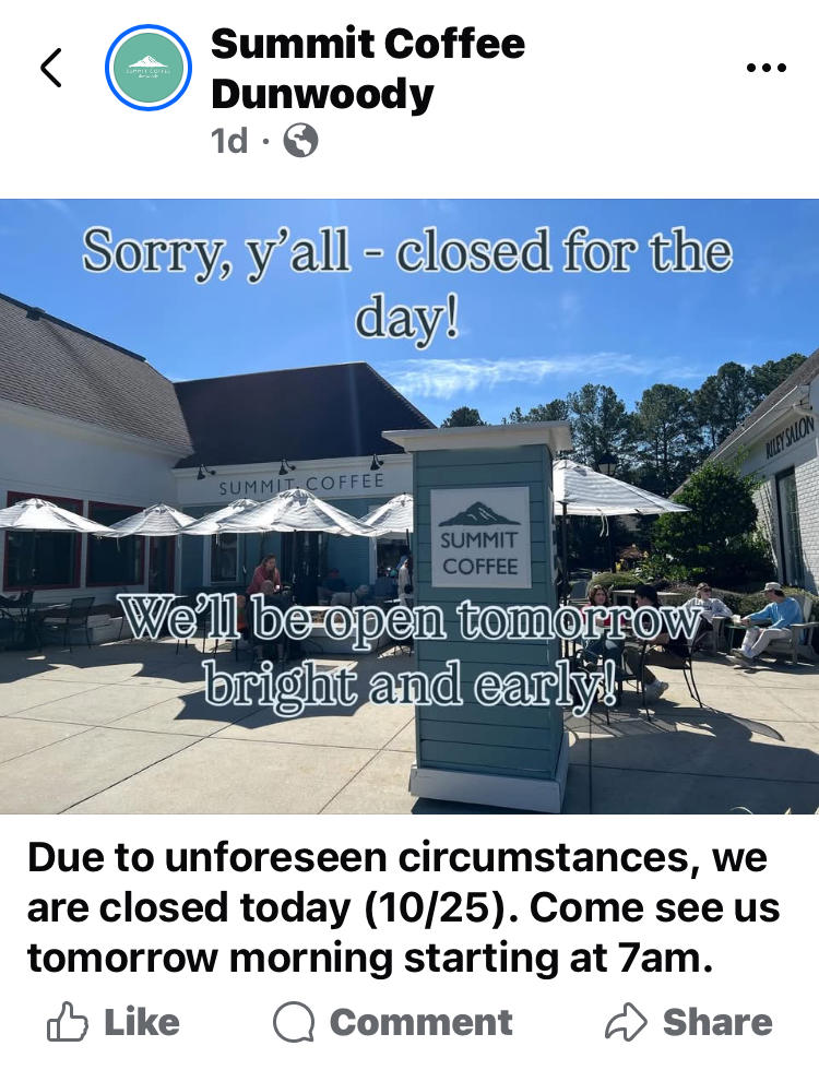 Summit Coffee reopens after morning closure over allegations of ...