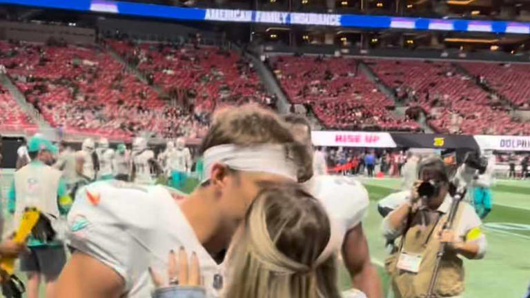 Zach Wilson’s wife Nicolette turns heads with Falcons cheerleader in ...
