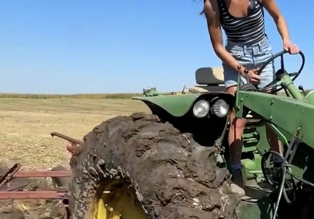 Plowing A Field For The First Time EVER