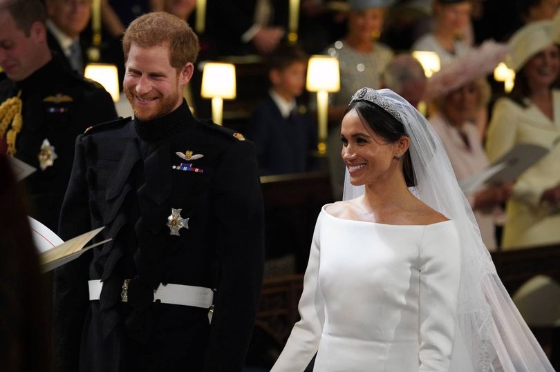 Prince Harry's candid moment with Meghan Markle on wedding day caught ...