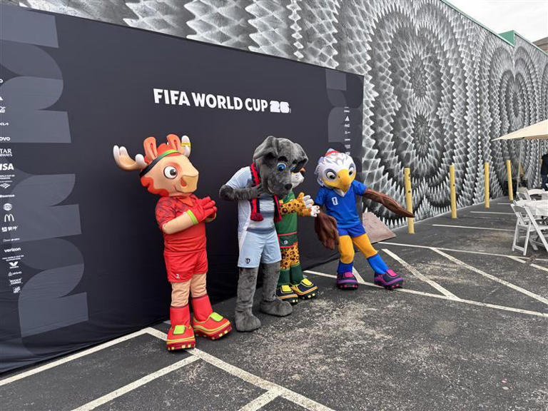World Cup mascots visit Kansas City ahead of 2026 tournament