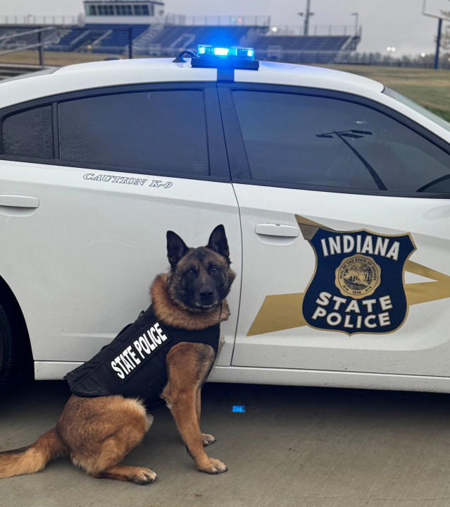 Indiana State Police K-9 Barker dies unexpectedly