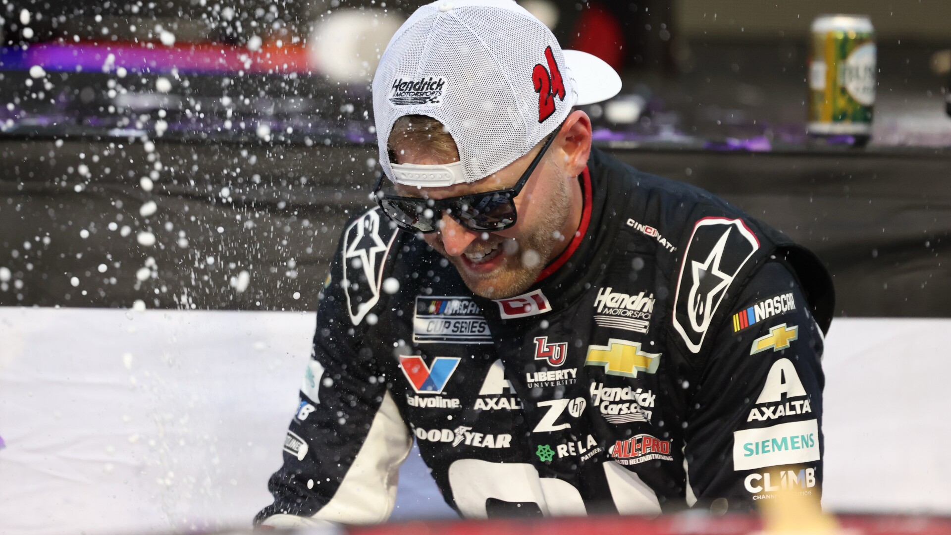 William Byron bumps Ryan Blaney aside for Martinsville victory ...