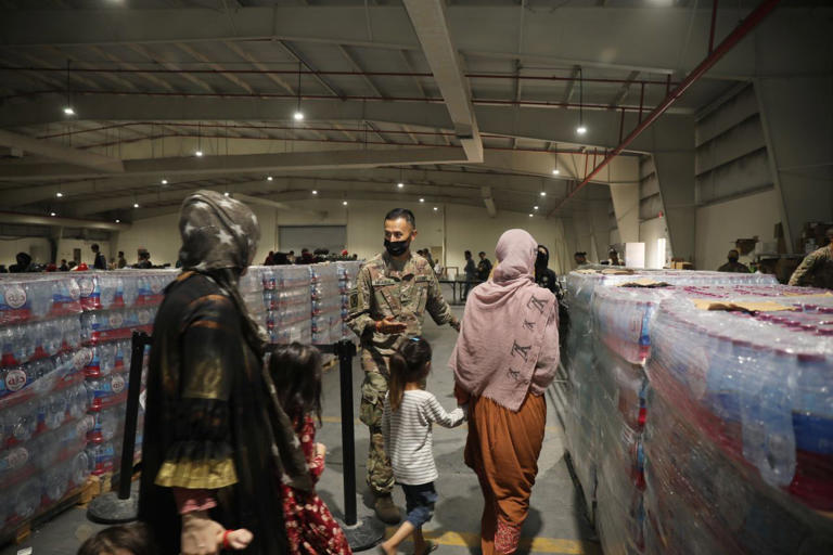 The U.S. Evacuated Them from Afghanistan—Then They Got Stuck in the Desert