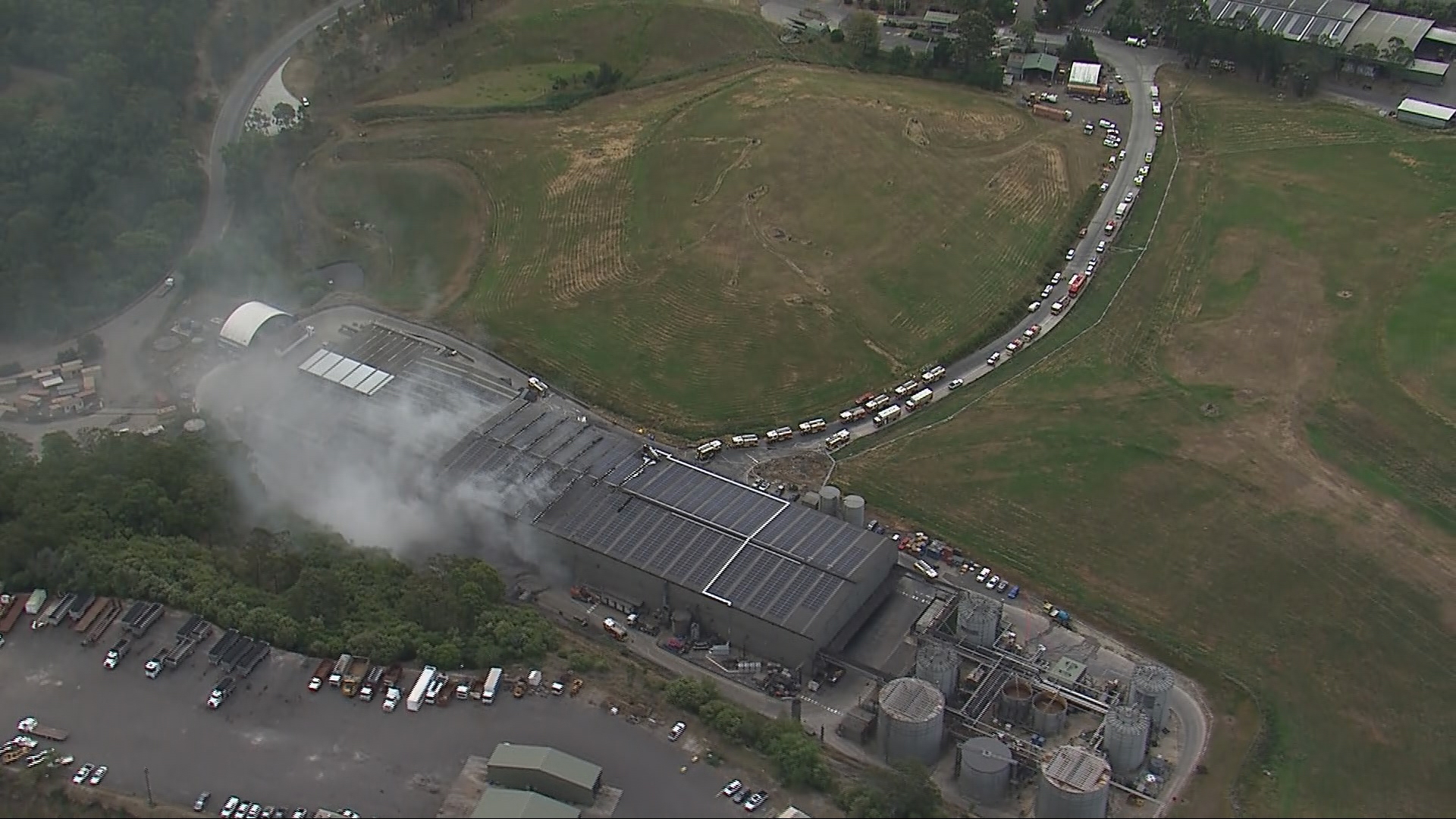 More than 100 firefighters battle blaze at rubbish tip in Sydney's ...