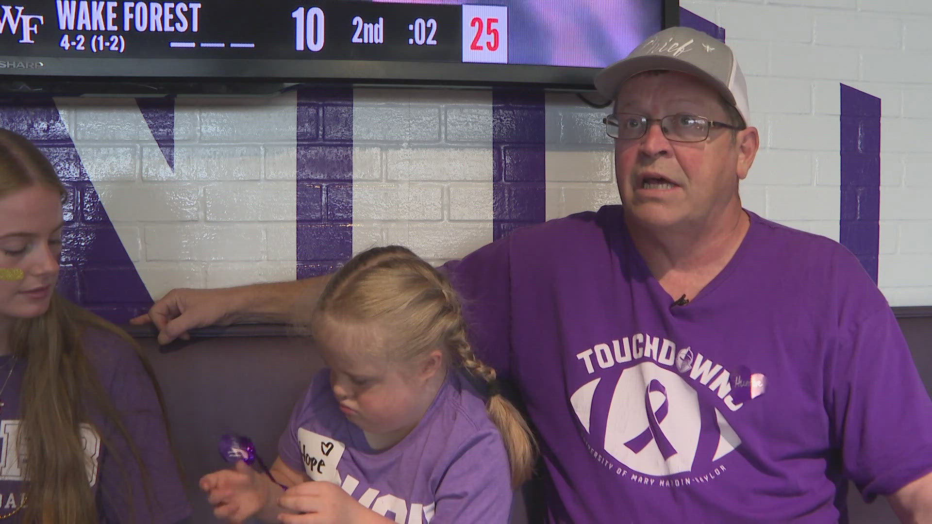 Hope Teeters' journey shines bright at UMHB’s 'Touchdowns' game
