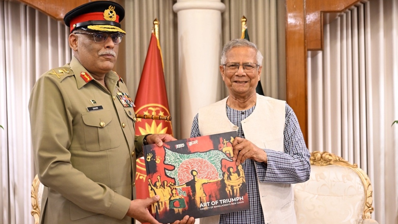 Yunus gifts map to Pak general showing India's northeast in Bangladesh ...