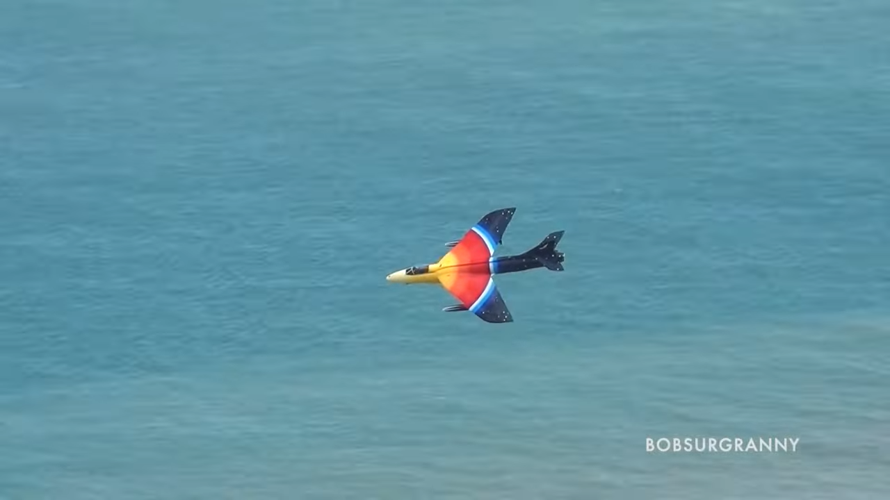 Why This Rainbow-Painted Fighter Jet Turned Every Head on the Beach