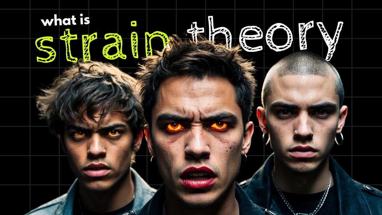 How strain theory explains crime and society